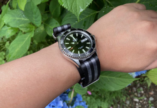 オリエントKAMASUをNATOベルト仕様にカスタム！ダイバーズと相性抜群！ | ピンとくるモノ